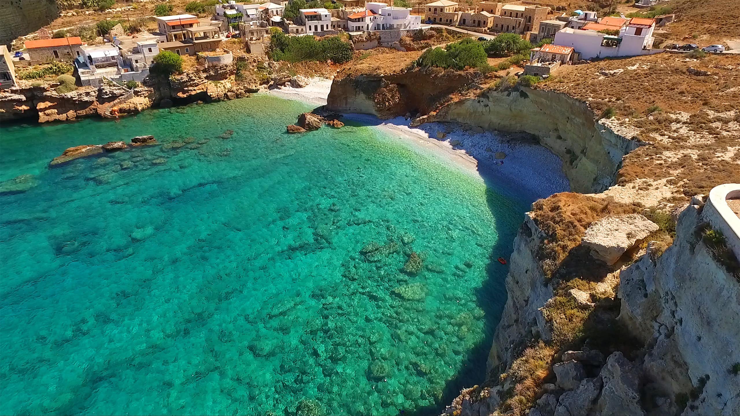 Mezapos Village - Beach in Mani - inLaconia Travel Guide